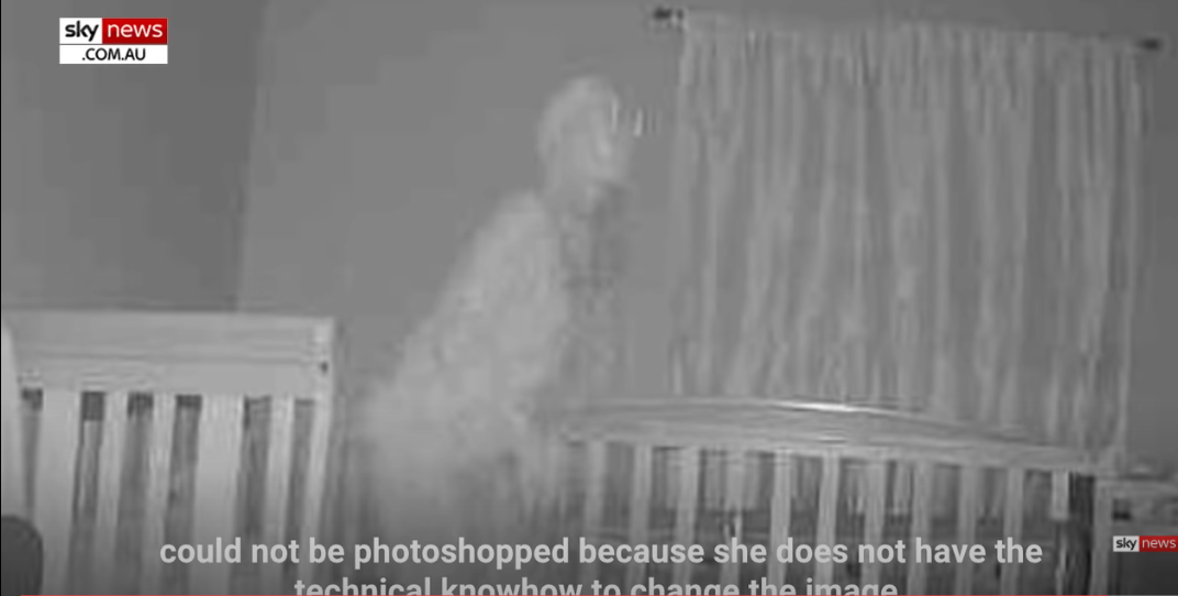 SKY TV REPORTS : Grandmother captures image of 'demon'
