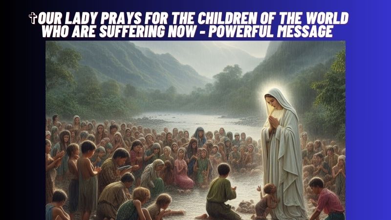 OUR LADY PRAYS FOR THE CHILDREN OF THE WORLD WHO ARE SUFFERING NOW - POWERFUL MESSAGE