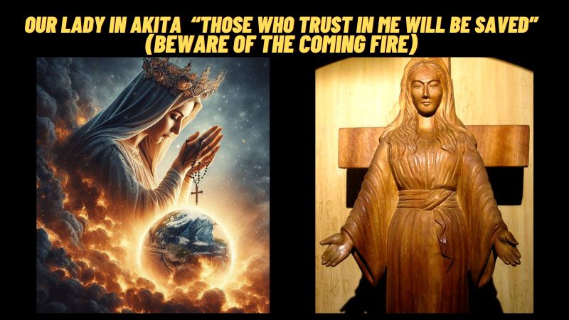 Our Lady in Akita (Japan): “Those who trust in me will be saved ...